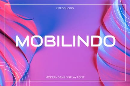 Mobilindo Modern Sans Font - Đồ Hoạ Vip