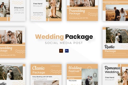 Roman Wedding Socmed Post - Đồ Hoạ Vip