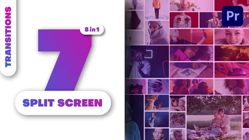 Multiscreen Transitions - 7 Split Screen - Đồ Hoạ Vip