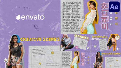 Stylish Notes Slides for After Effects - Đồ Hoạ Vip