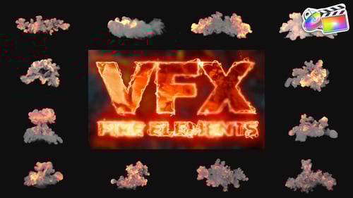 VFX Fire Elements for FCPX - Đồ Hoạ Vip